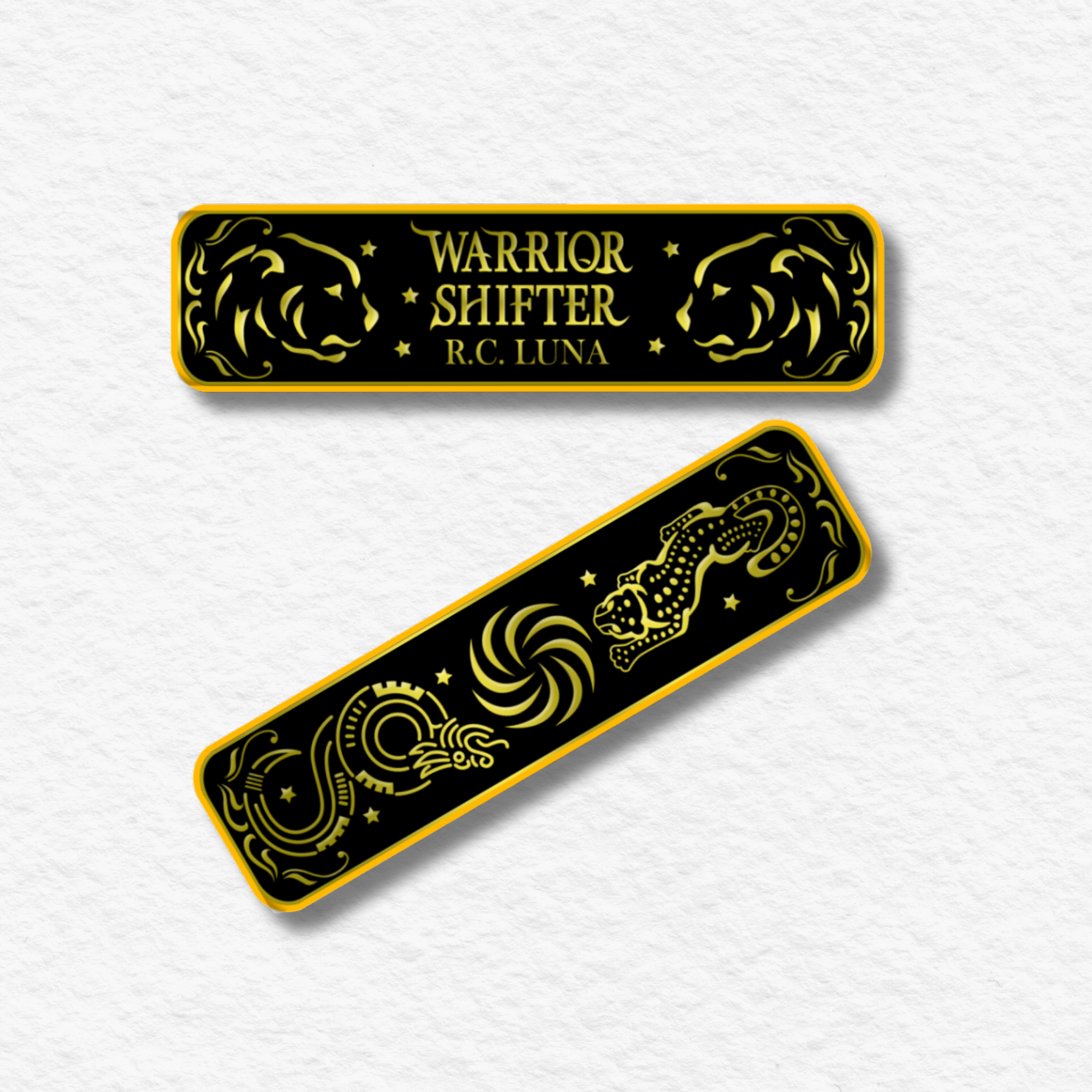 Luxury Metal Bookmark — Warrior Shifter Series – Author R.C. Luna
